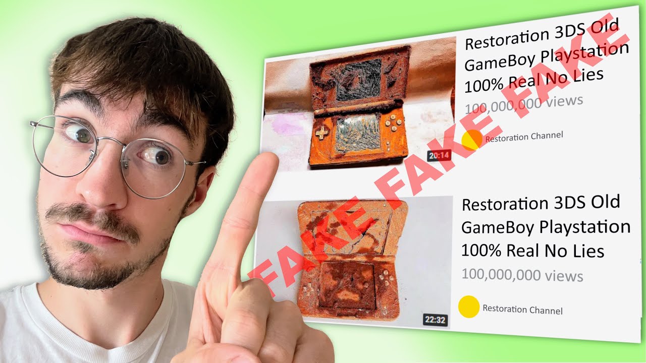 Exposing the FAKEST Nintendo DS Restoration - YouTube
