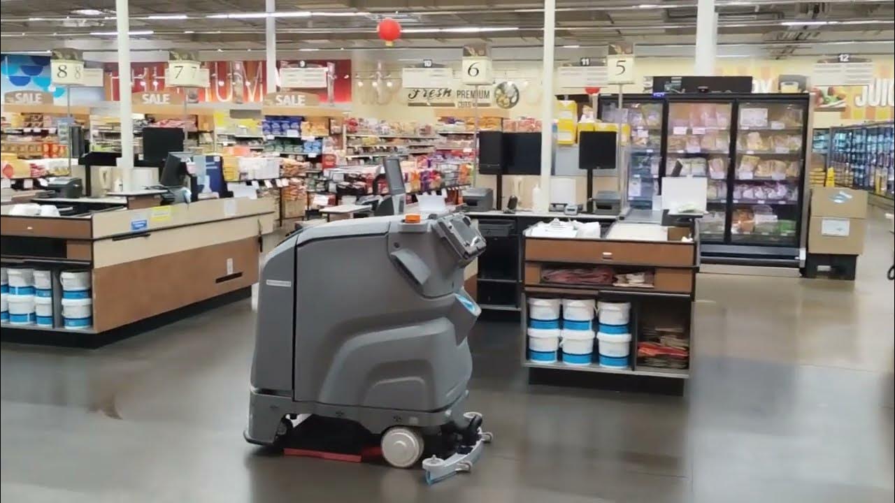 Transforming Grocery Store Cleaning: Sparkoz Autonomous Robot - YouTube Transforming Grocery Store Cleaning: Sparkoz Autonomous Robot - YouTube