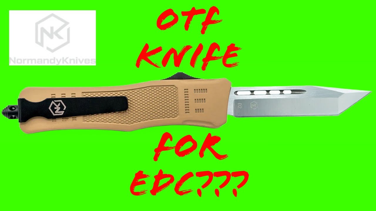 Normandy knives griffin otf knife super smooth action🤯 #edc # ...