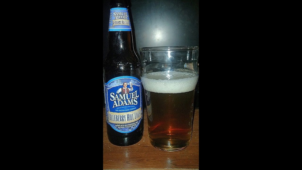 Samuel Adams Blueberry Hill Lager - YouTube