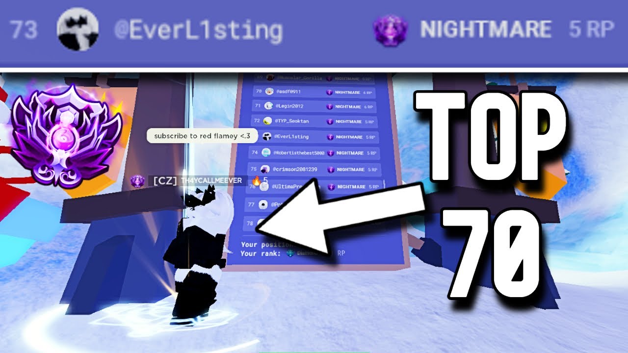 I 1v1'd a TOP 70 Nightmare Rank Player! (Roblox Bedwars) - YouTube