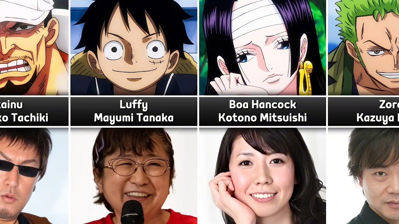 Japanese Voice Actors of One Piece Characters - YouTube