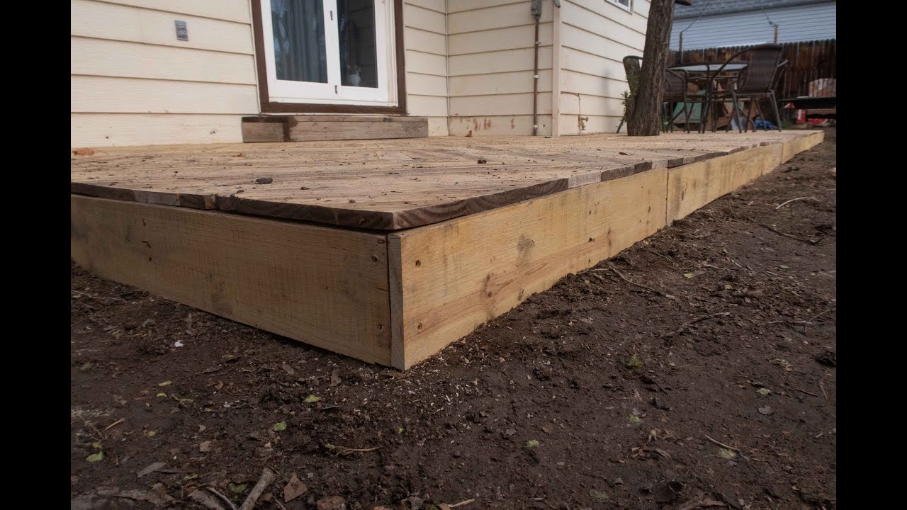 Pallet Deck Part 3: Adding Edge Caps - YouTube