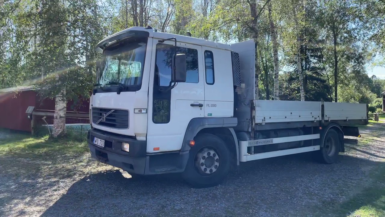 Köp Maskintransport Volvo FL220 på Klaravik - YouTube