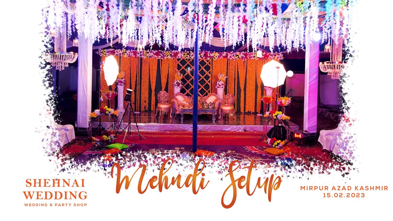 Outdoor Mehndi Setup | amazing mehndi decoration i | Mehndi Decor at ...