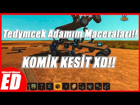 Tedymcek Adam ve Ratata Maskar - Scrap Mechanic Maceraları Edit XD!!