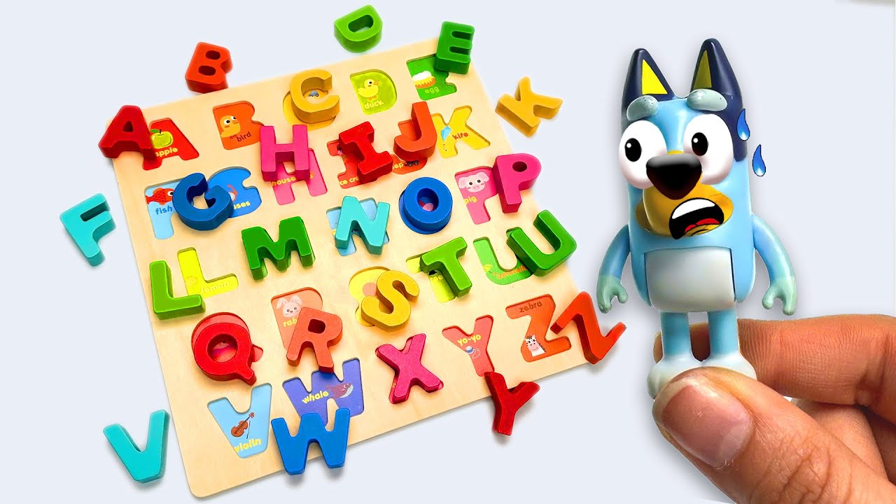 Help Bluey Toys Find Alphabet Letters | Learn ABC in Minutes with this ...