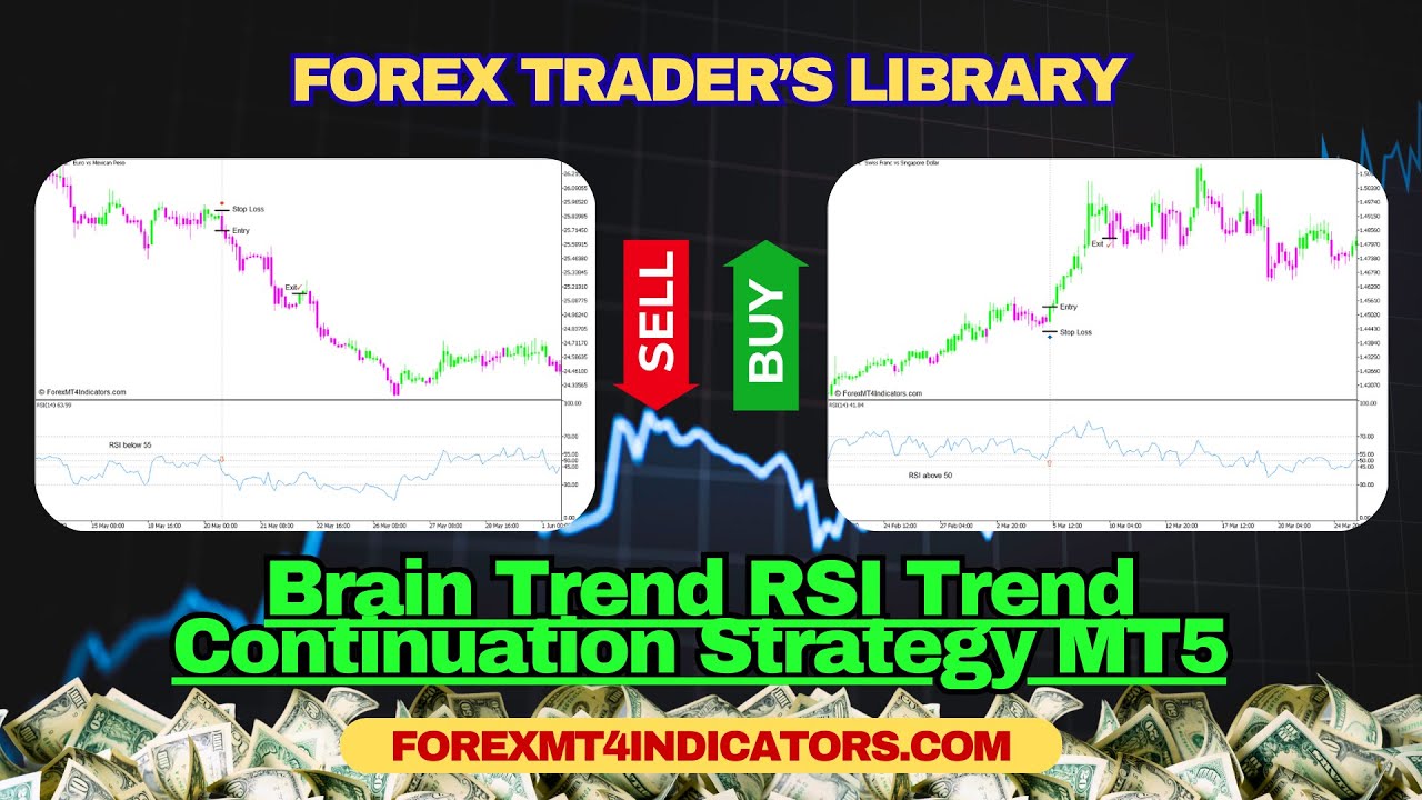 Brain Trend RSI Trend Continuation Strategy MT5 - YouTube