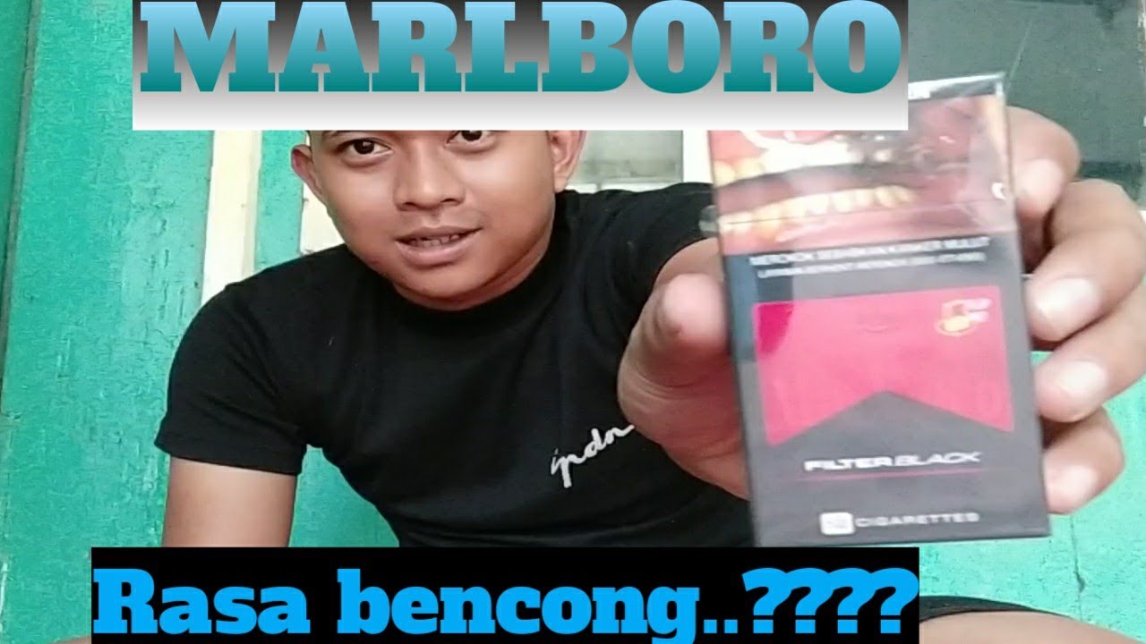 unboxing & riview rokok MARLBORO FILTER BLACK - YouTube