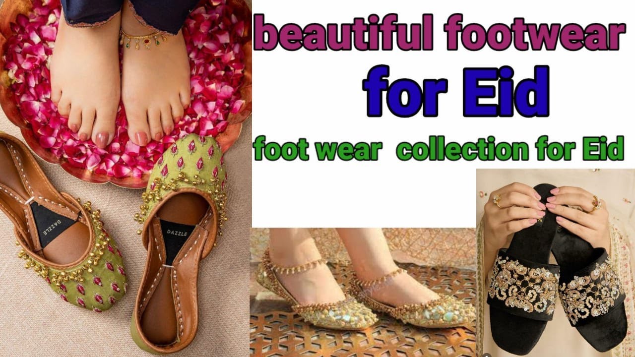 Beautiful amazing footwear.best footwear for Eid.Khussa footwear for ...