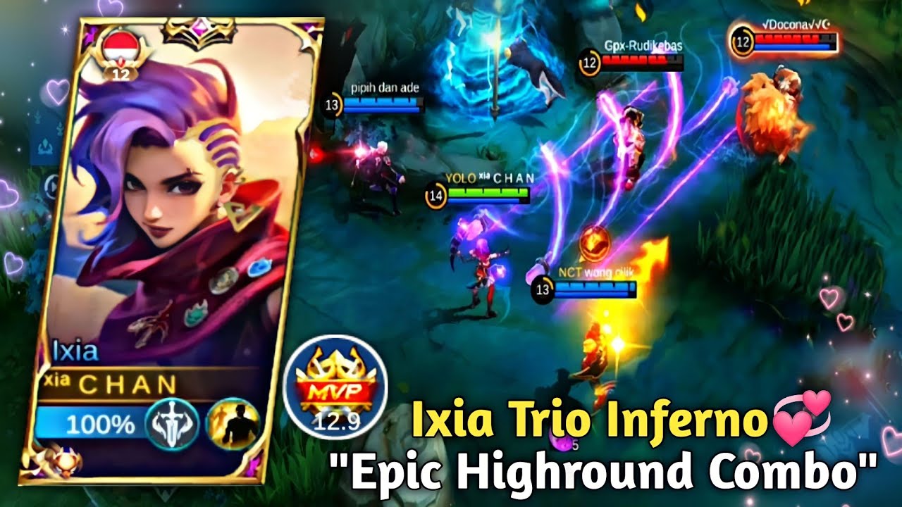 Trio Inferno💞Combo Dahsyat Hero Baru Ixia, Cecilion, dan Valir di ...