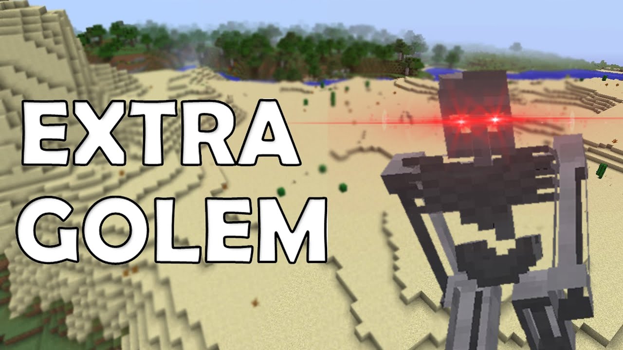 More golems in minecraft | Extra golem mod - YouTube