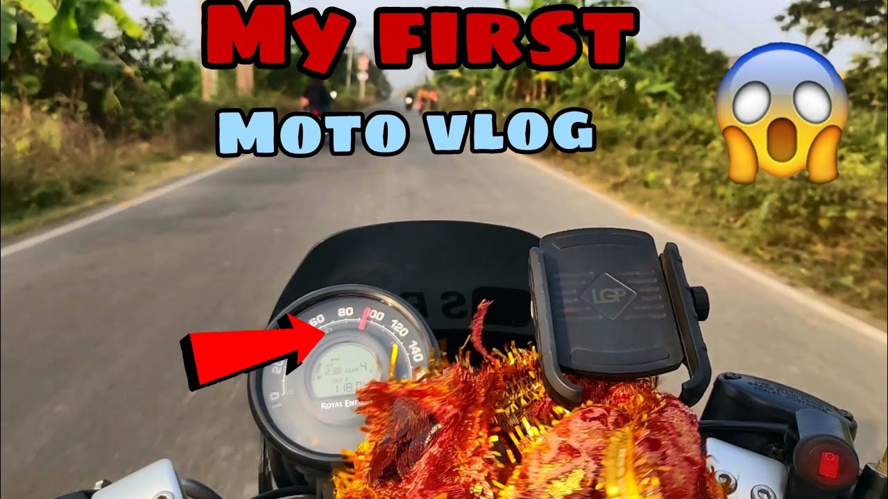My first moto vlog 🙏|first moto vlogging video | hunter bike ride 2025 ...