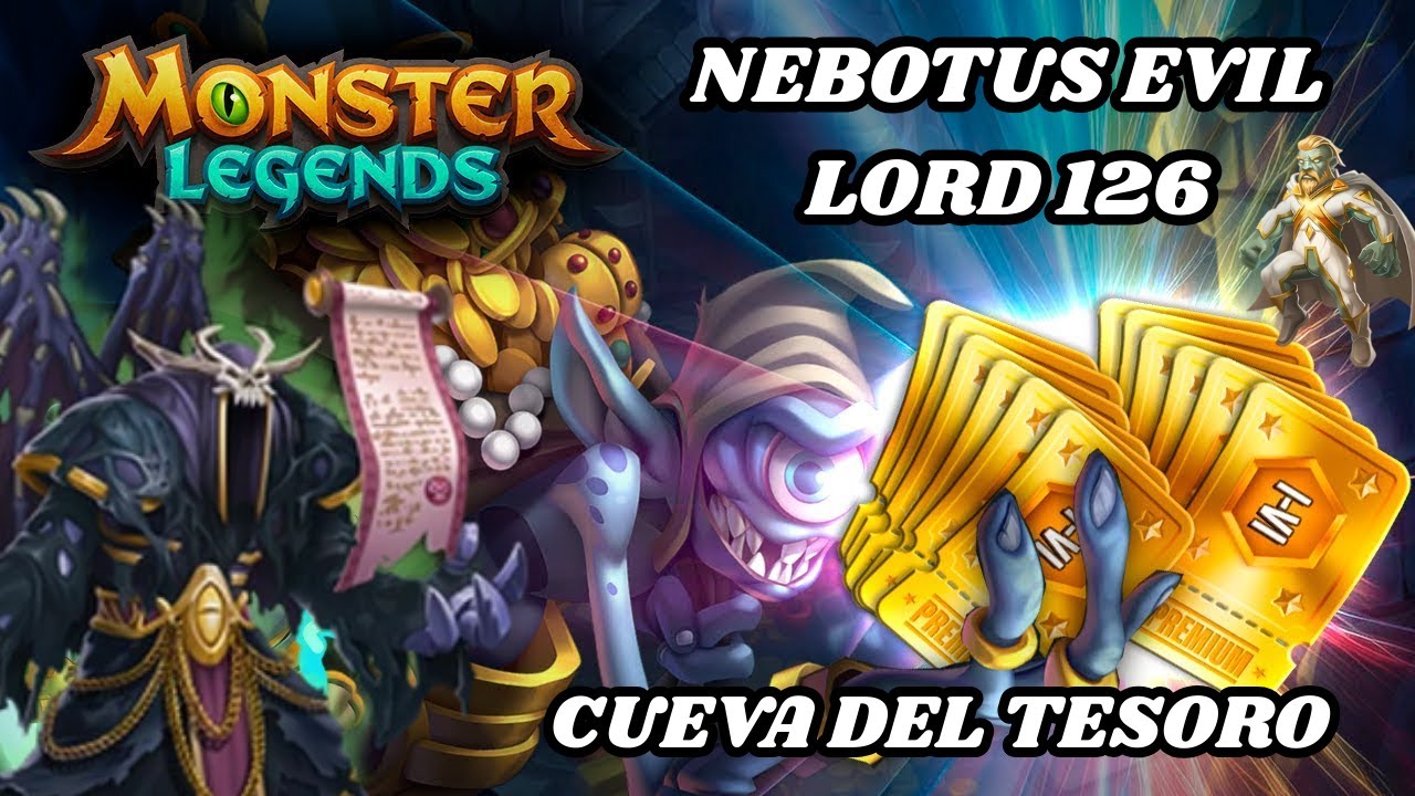 GASTANDO MIS GEMAS EN CUEVA DEL TESORO PARA NEBOTUS EVIL LORD | MONSTER ...