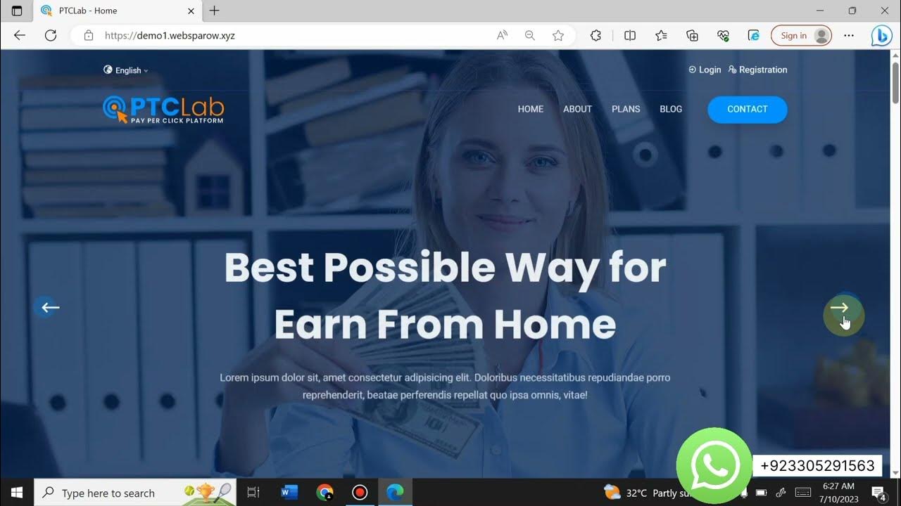Create Ptc Ads Watching Website With Admin Panel Using Ptc Lab Php Script - YouTube