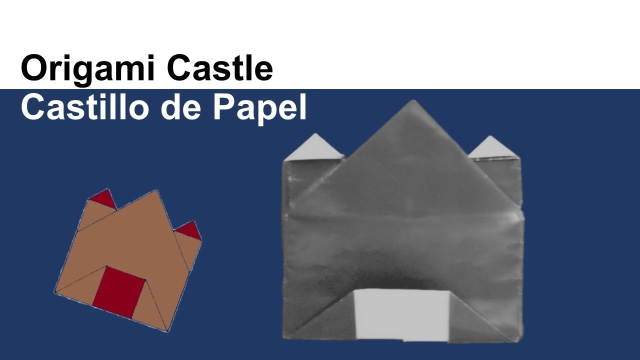 How to Make an Origami Paper Castle 🏰 DIY Home Decor Crafts - Cómo ...