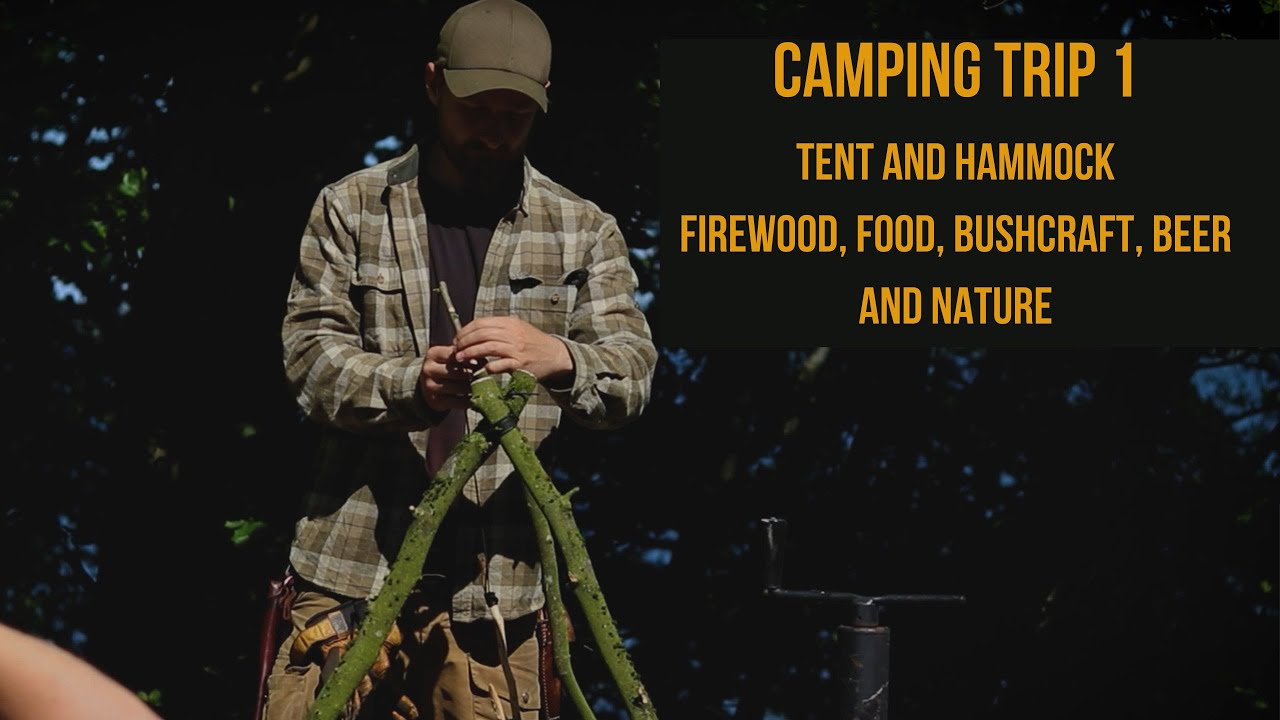 HAMMOCK AND TENT CAMPING IN DENMARK (Beer, Bushcraft and a Bro) - YouTube
