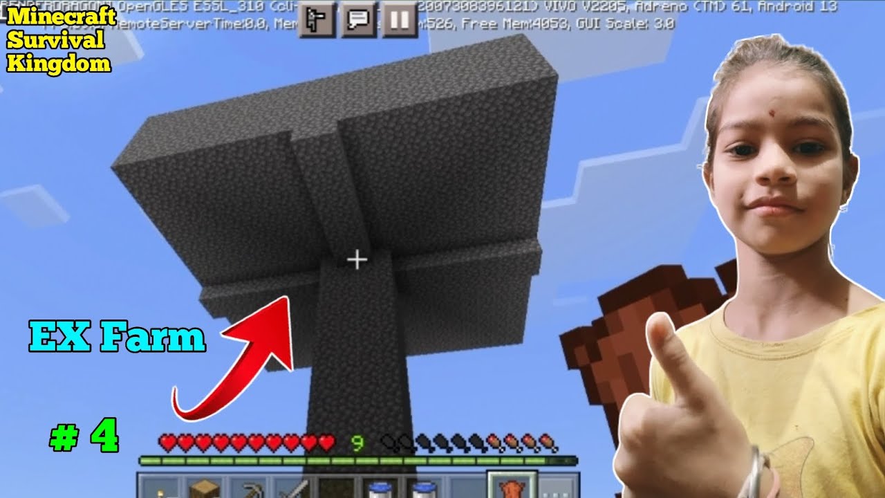 Minecraft Survival Kingdom Ex Farm Episode 4 😱 - YouTube