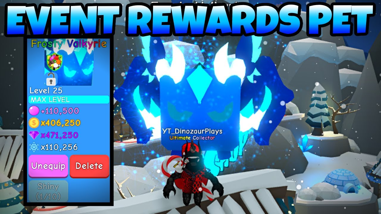 GETTING THE EVENT REWARDS PET IN ROBGLOX BUBBLE GUM SIMULATOR (BGS ...