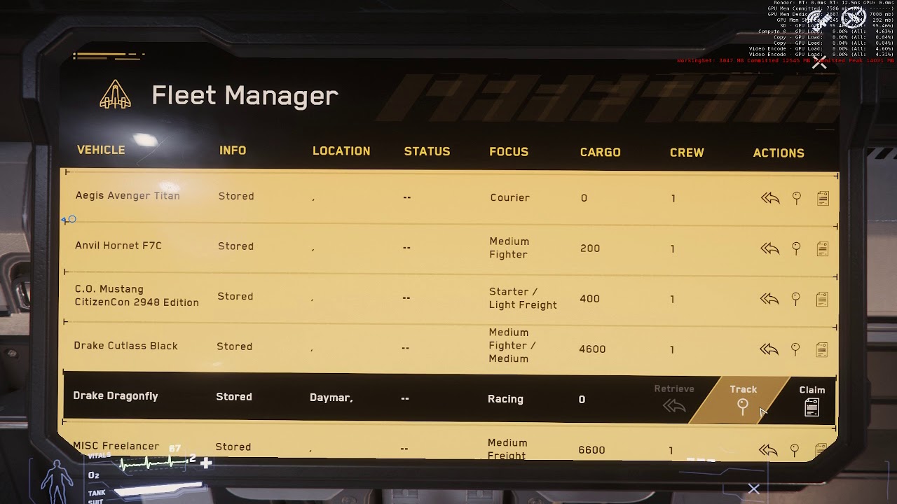 Unable To Claim Ships - Star Citizen 2018 11 01 - YouTube