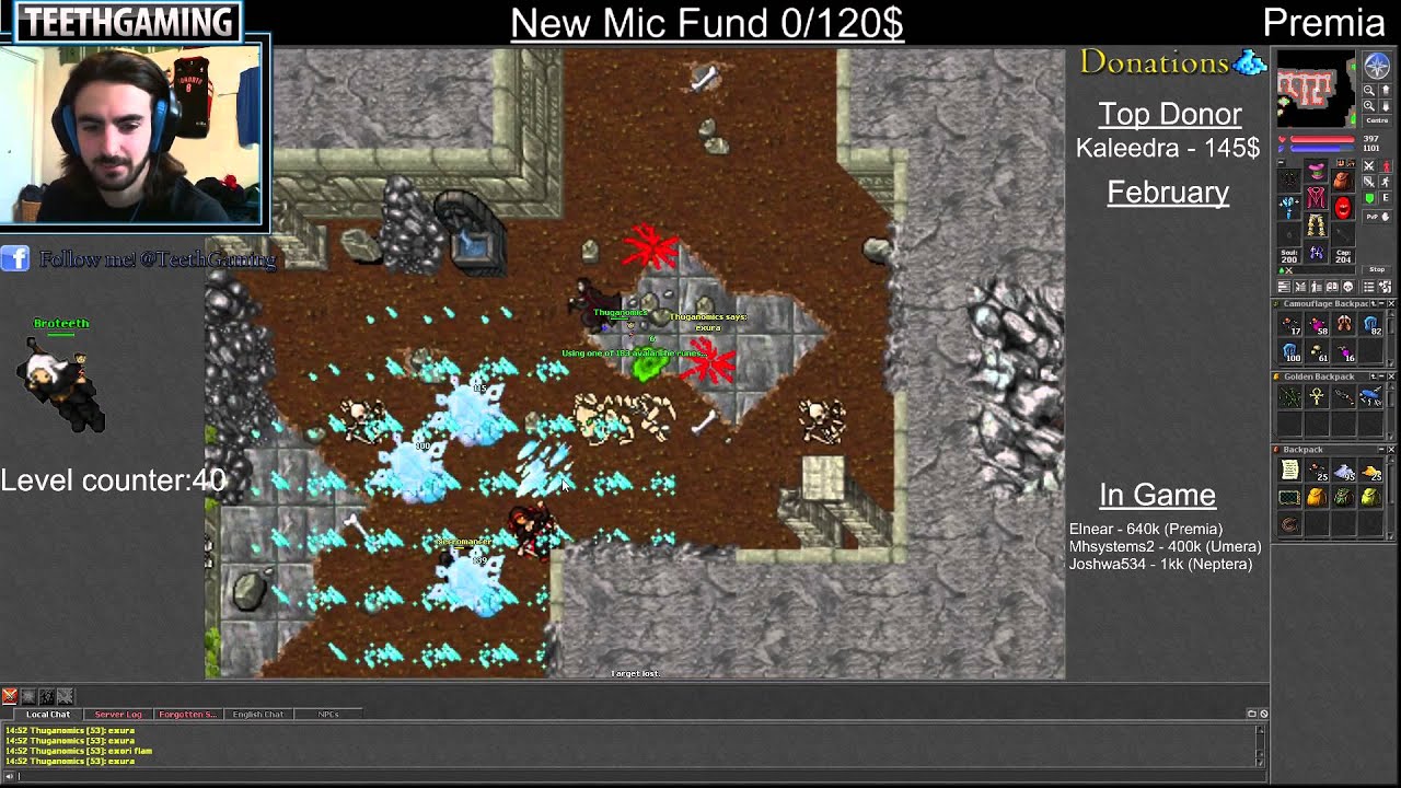 Tibia - 2x Undead Cavebear (No Drops) - YouTube