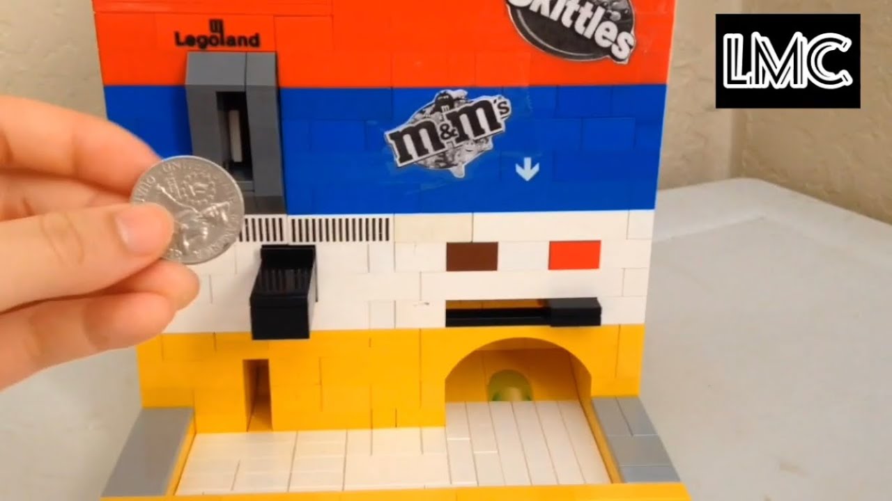Lego Candy Machine V25 [2 Options]- M&M's and Skittle's - YouTube