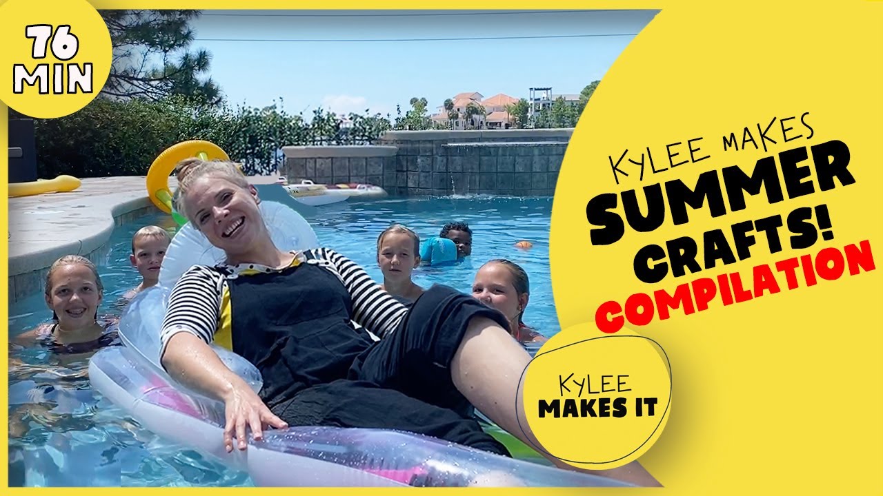 Fun Summer Craft Videos for Kids - Kylee Makes It - YouTube
