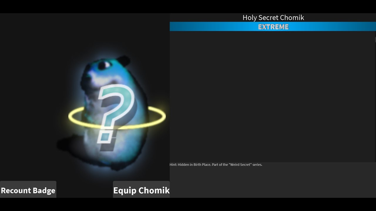 How to get Holy Secret Chomik | Find the chomiks Rusty - YouTube