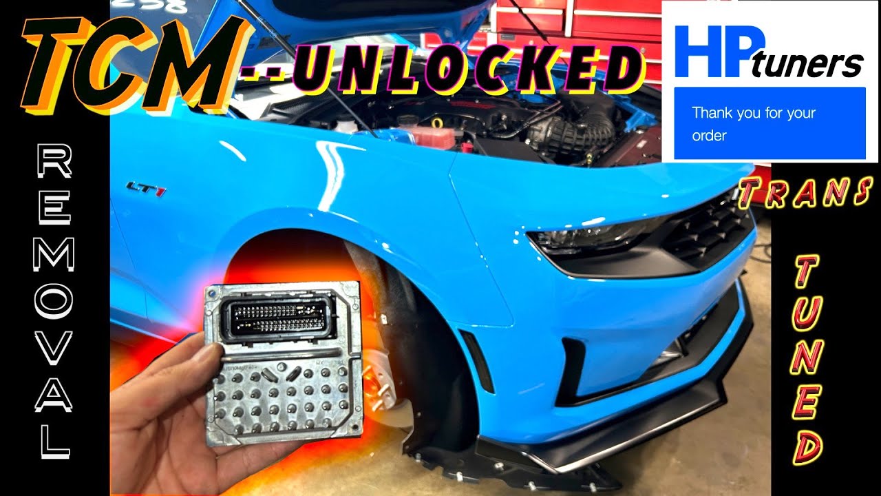 Camaro TCM Removal and unlocked with HPTUNNERS - YouTube