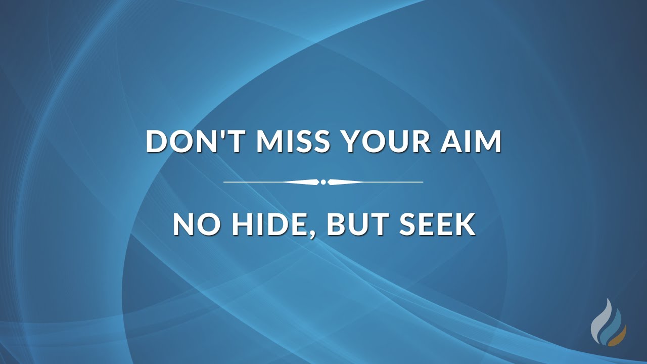 Don't Miss Your Aim / No Hide But Seek 8.03.23 - YouTube