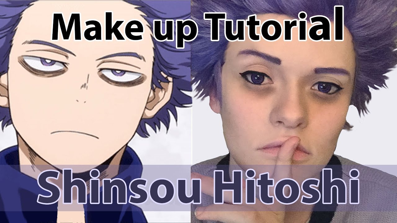 Boku no Hero Academia - SHINSOU HITOSHI - make up tutorial - YouTube