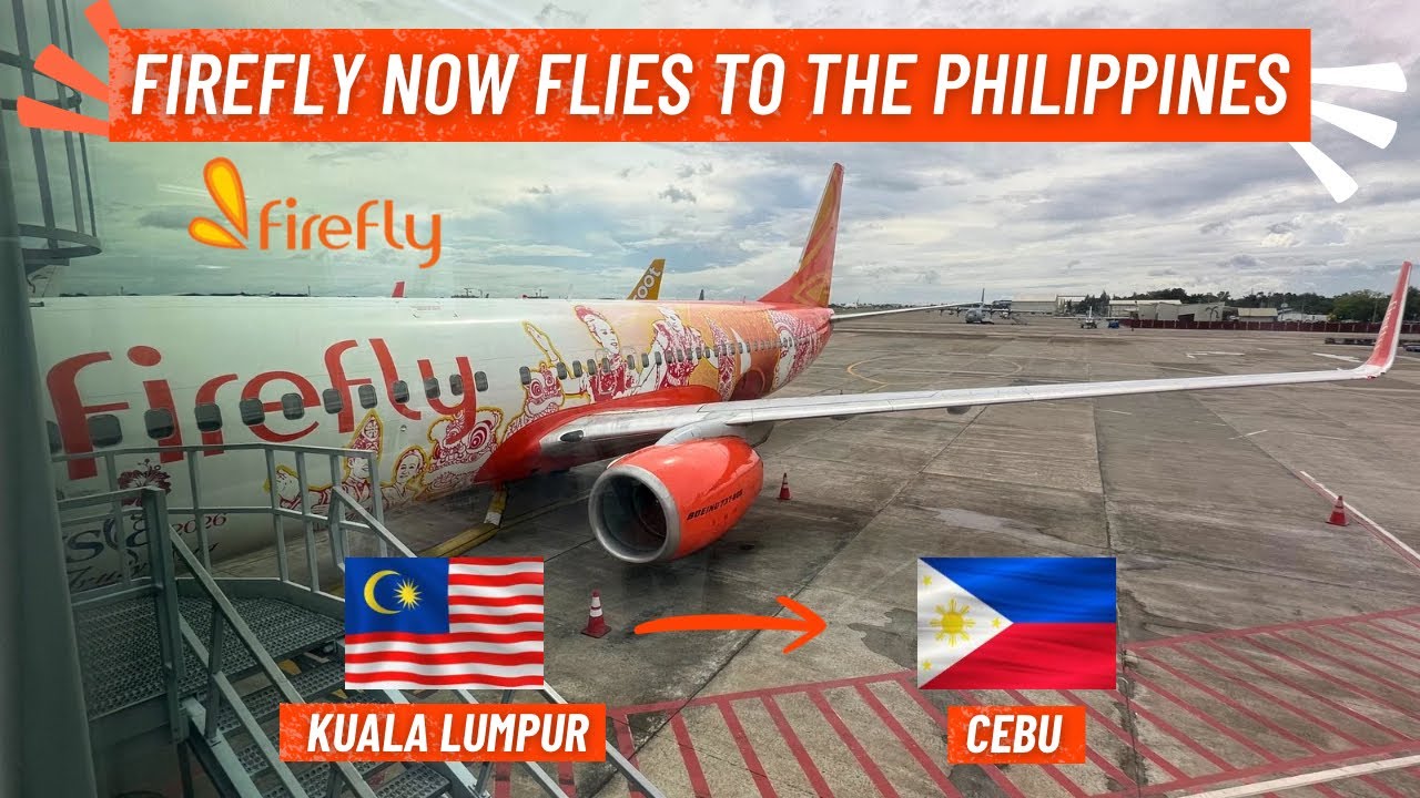 FIREFLY B737 | Kuala Lumpur – Cebu | Trip Report - YouTube