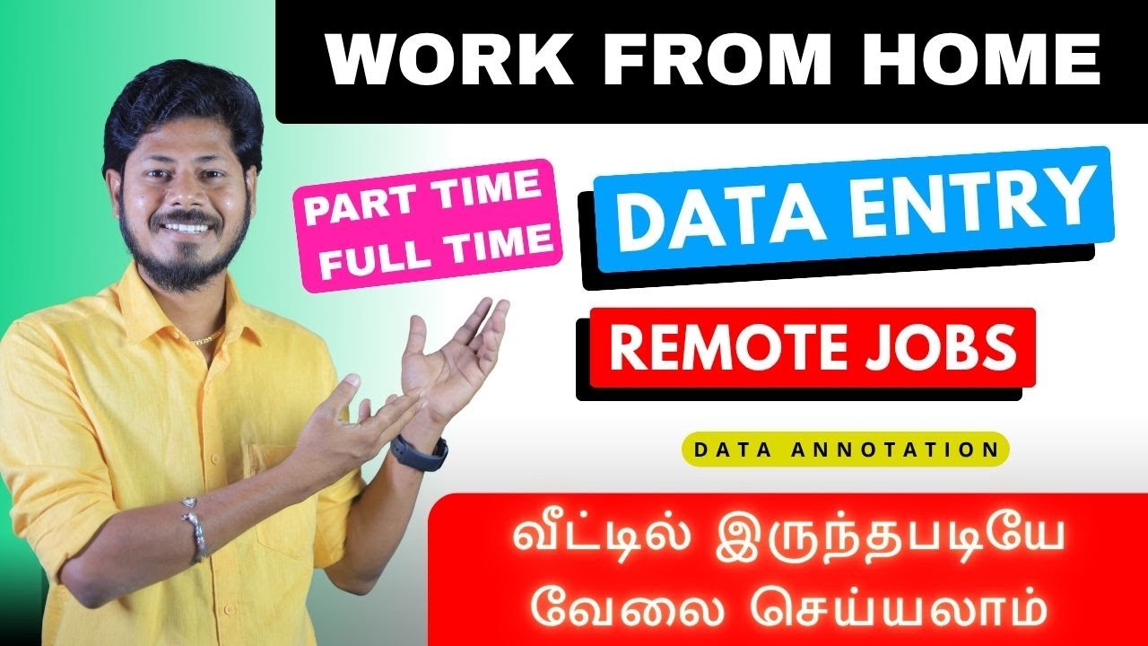 Best Part Time work from home jobs in tamil @haritalkiesinfo - YouTube