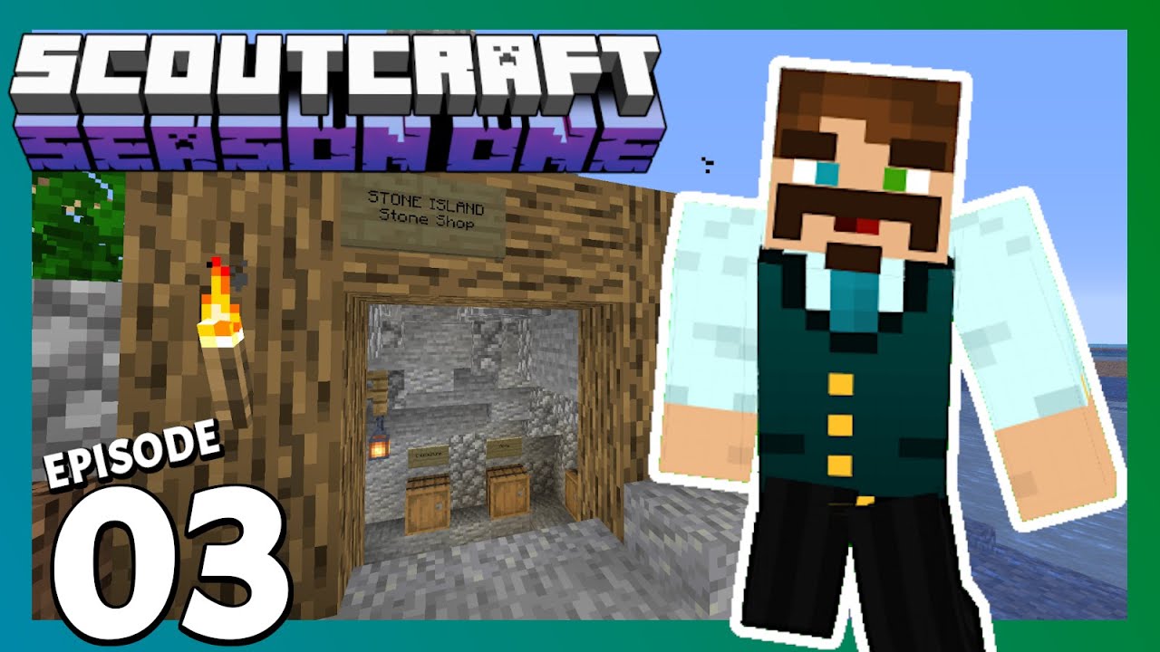 SCOUTCRAFT MINECRAFT SMP - MiniGame, Newmark and Store - S01 EP03 - YouTube