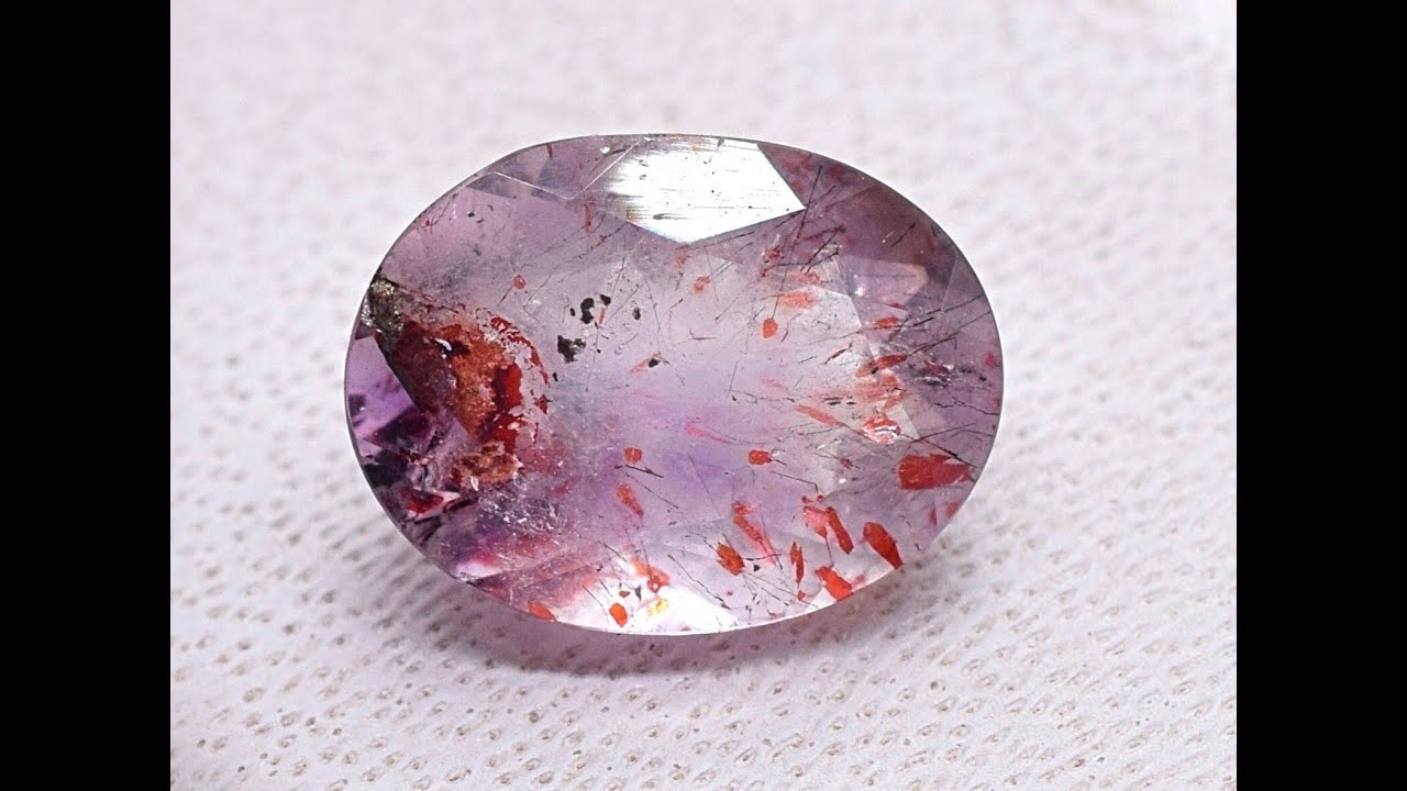 Rare !.SUPER SEVEN.! Gemstone With Amazing 7 Crystals Healing Stone ...