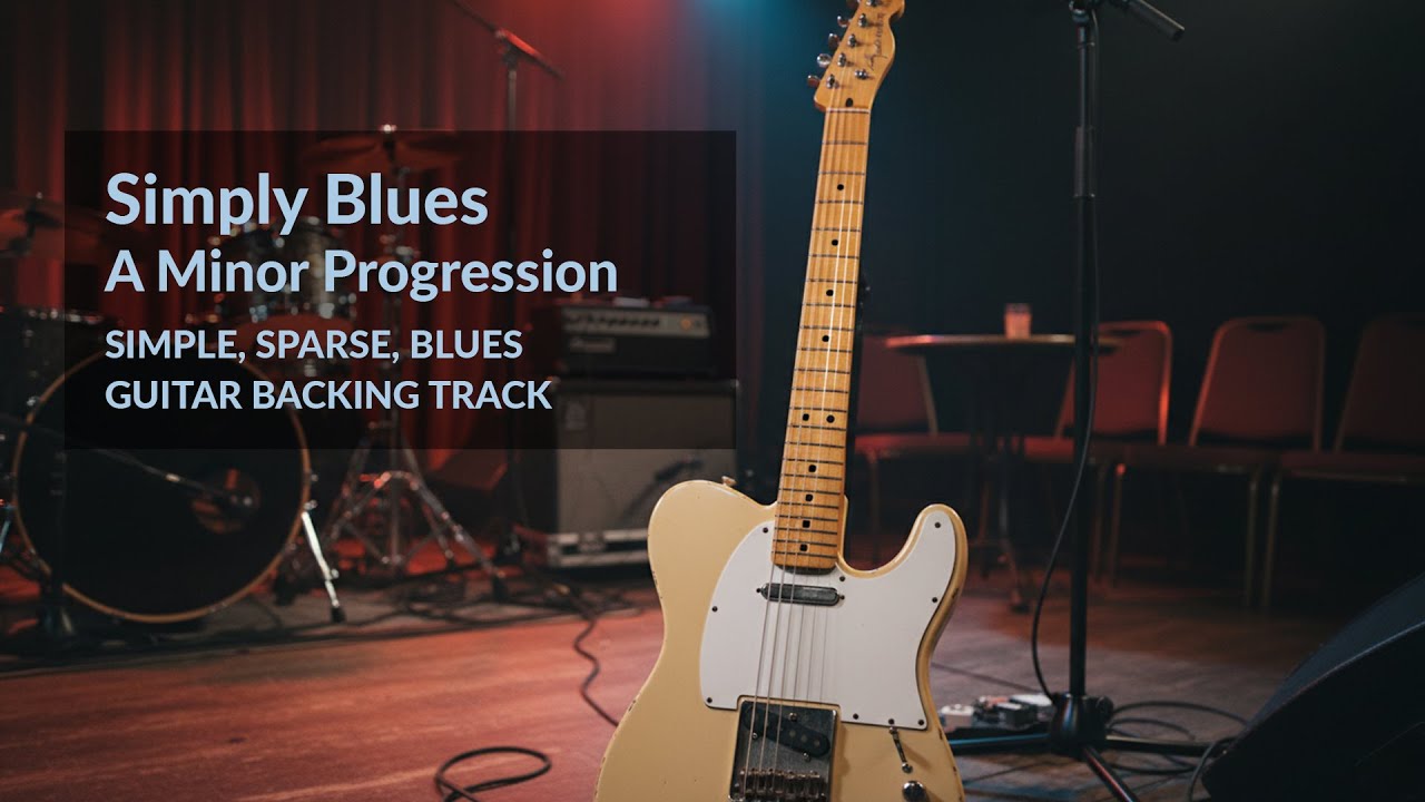 A minor - Simply Blues (Blues Guitar Backing Track) - YouTube
