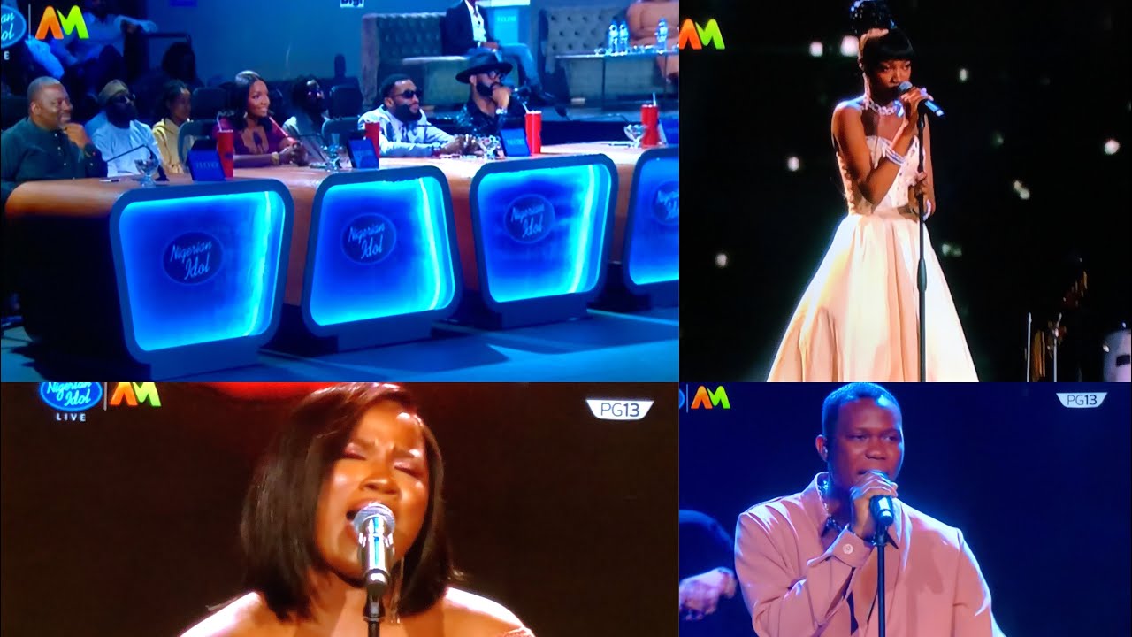 TOP 3 LIVE PERFORMANCE NIGERIAN IDOL X RIC HASSANI /OSE DANIEL & GOODNESS LEAVES #nigerianidol ...