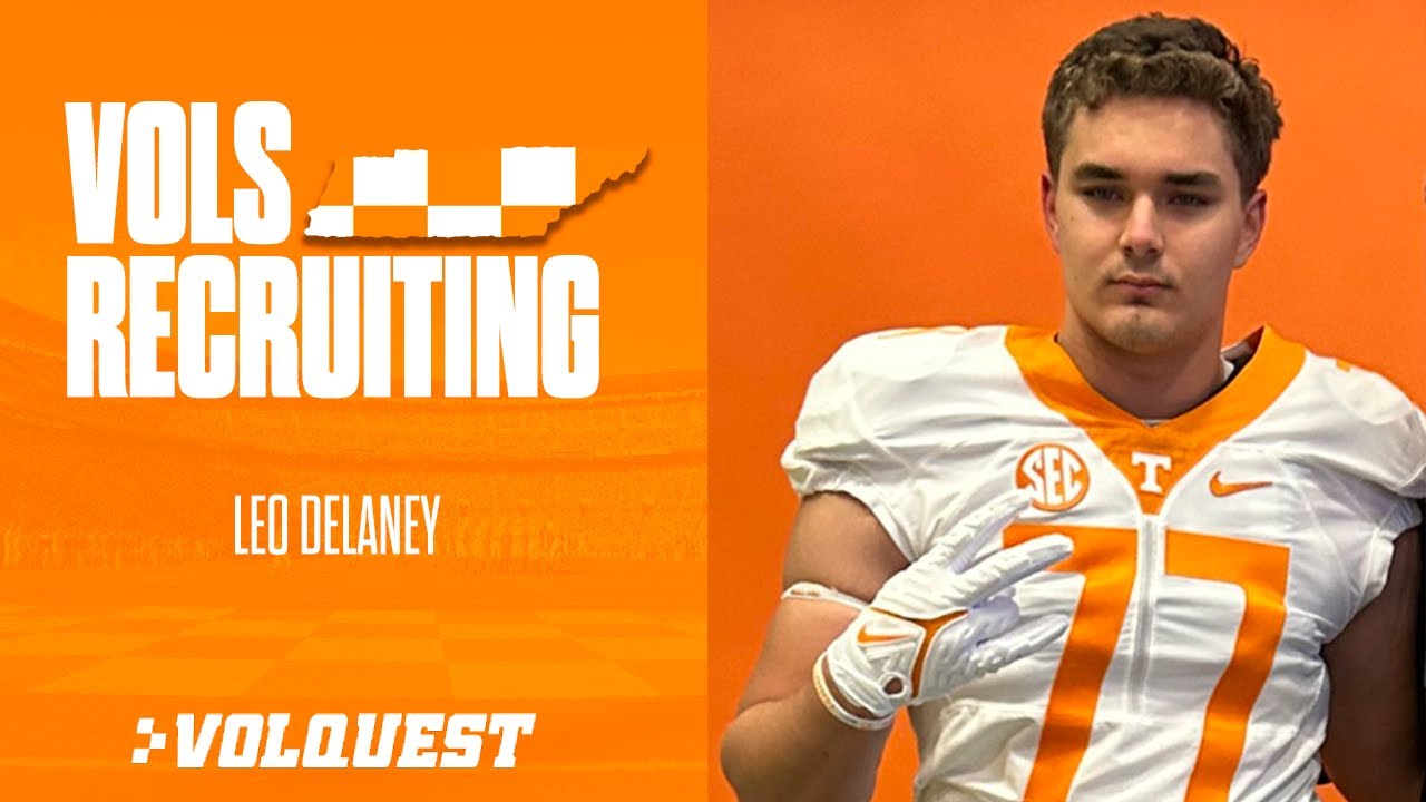 Tennessee football recruit 4-star OL Leo Delaney talks latest Rocky Top ...