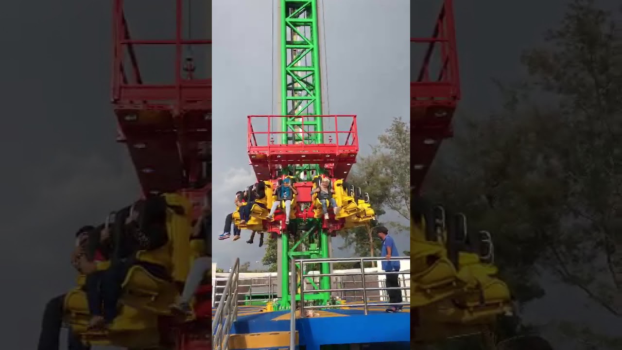 Scary drop rides OMG! Jerudong Park Phase 2 - YouTube