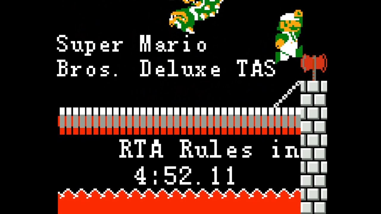 TAS [Obsoleted] - Super Mario Bros. Deluxe - RTA Rules in 4:52.11 - YouTube