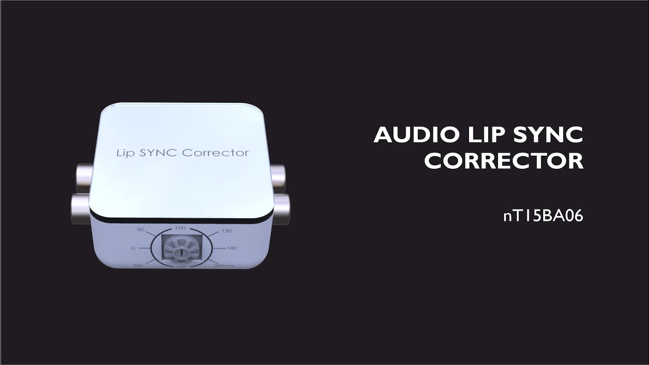 LIPSYNC CORRECTOR | nT15BX06 | DCT-18N - YouTube