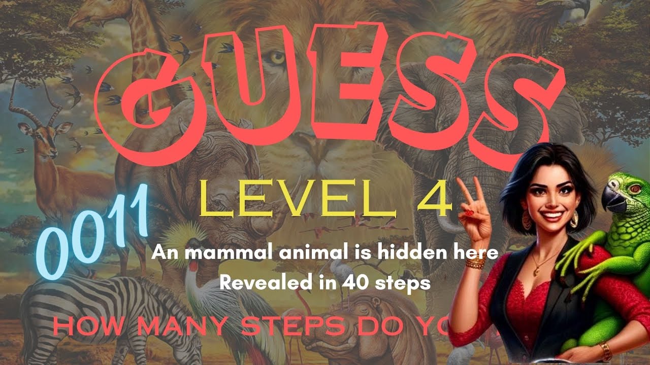 Can you guess what MAMMAL ANIMAL is hidden here? | Quiz video 11 - YouTube