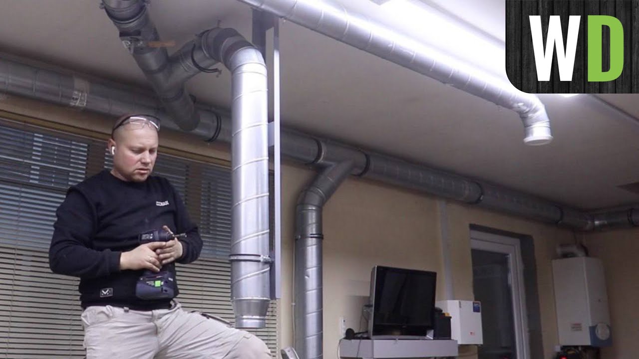 Dust Collection System Upgrade. Workshop Air Filter. Woodworking - YouTube