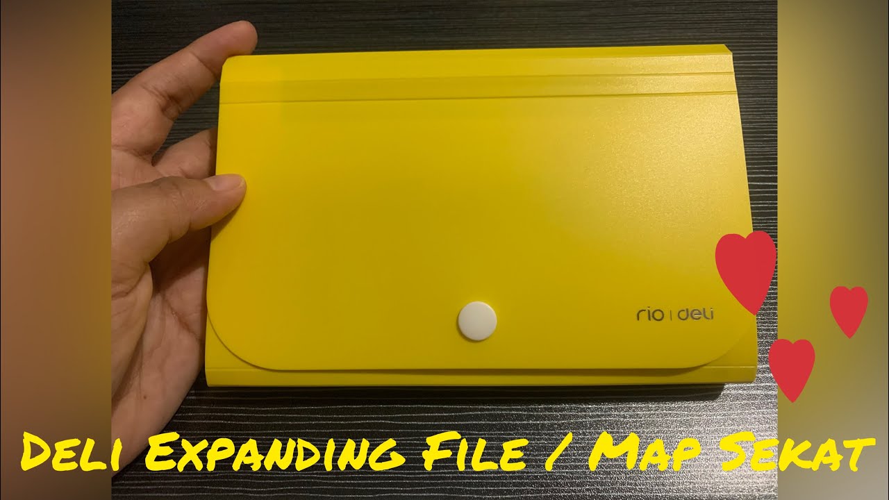 [Unboxing] Deli Expanding File / Map Sekat - YouTube