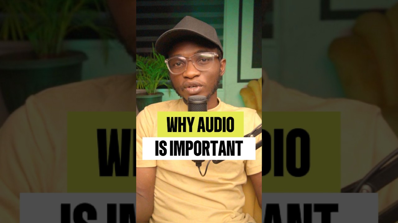 STOP Ruining Your Videos! 🤯 Why GOOD AUDIO is Your Secret Weapon ...