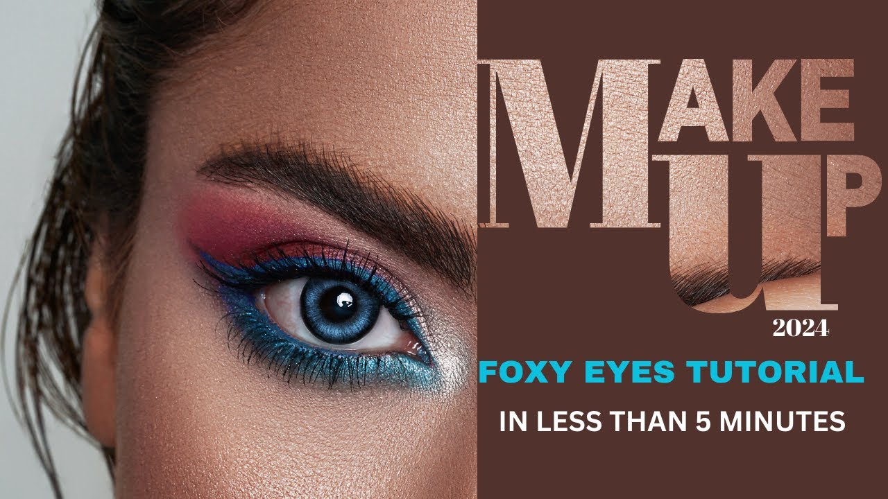 HOW TO DO FOXY EYE AT HOME |Glowy Fox Eye Makeup Look Makeup Tutorial ...