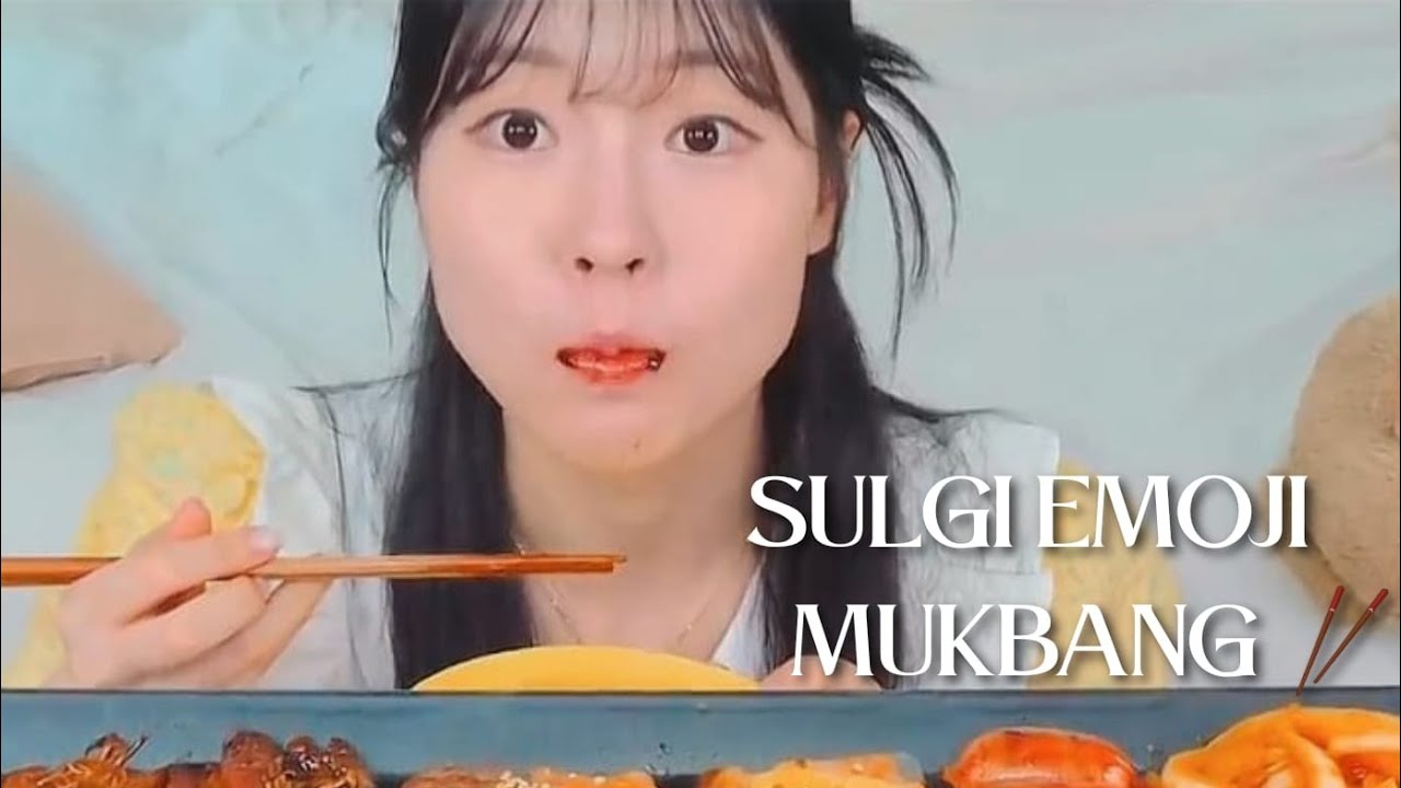SULGI EMOJI MUKBANG - YouTube