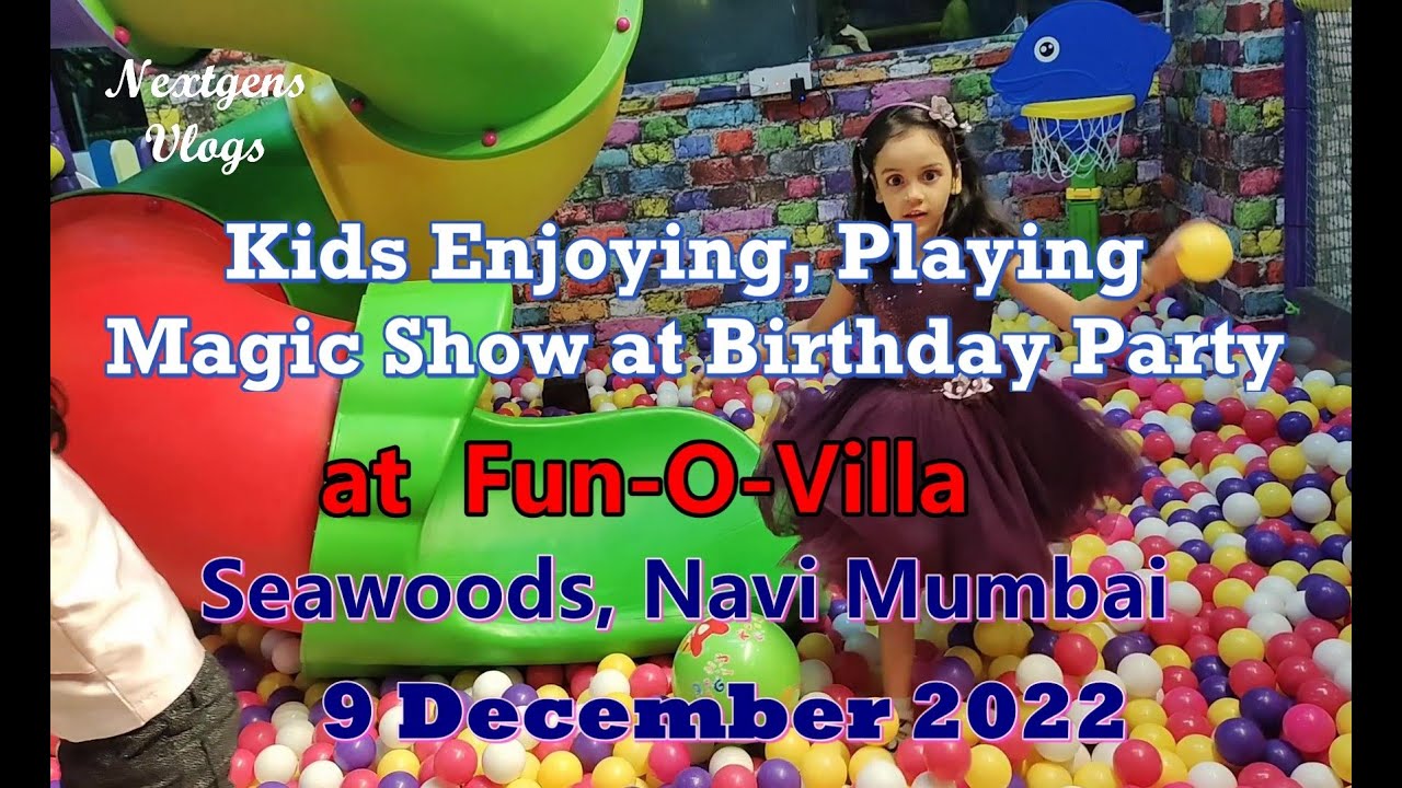 Kids Enjoying Playing & Magic Show at Birthday Party Part One II FUN-O ...