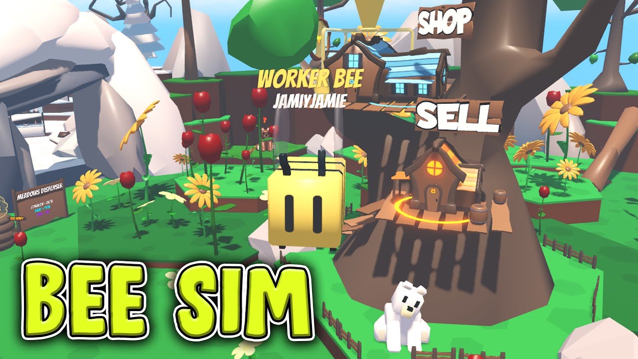 FIRST TIME PLAYING BEE SIMULATOR! (ROBLOX) - YouTube