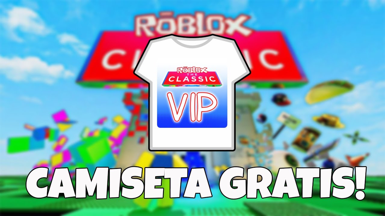 🎁Cómo conseguir GRATIS la camiseta ROBLOX THE CLASSIC VIP 🎁 Roblox 2024 ...